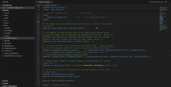 Setting FreeRTOS Project #3 Adding the SystemView - DBL